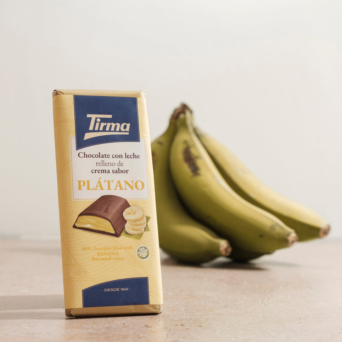 Tirma Milk Chocolate Bar filled with Banana Flavoured – Tirma UK
