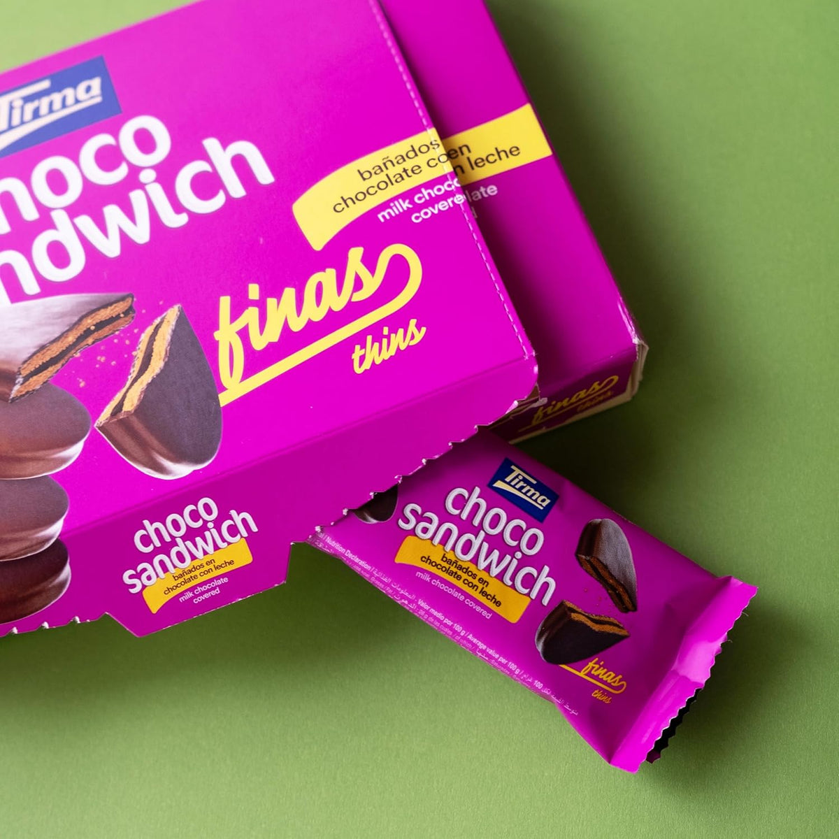 Thin Milk Chocolate Choco-Sandwich Biscuits – Tirma UK