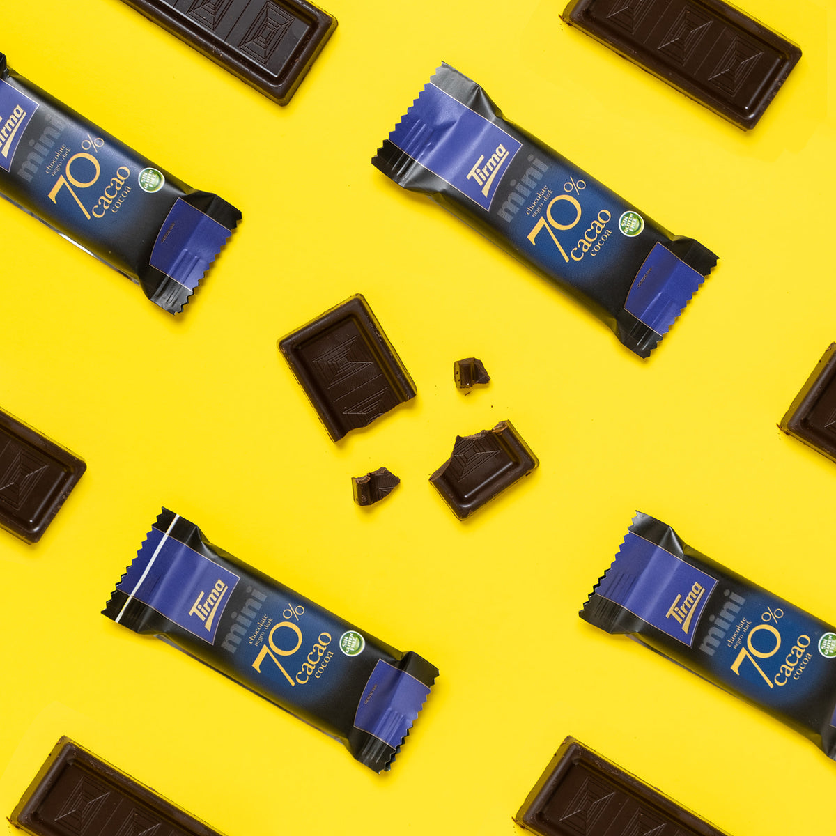 Tirma Mini Dark Chocolate Bars - 70% chocolate – Tirma UK
